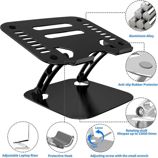 Habby T602 Masaüstü Dizüstü Bilgisayar Standı-Sessiz Gece Fiyatı