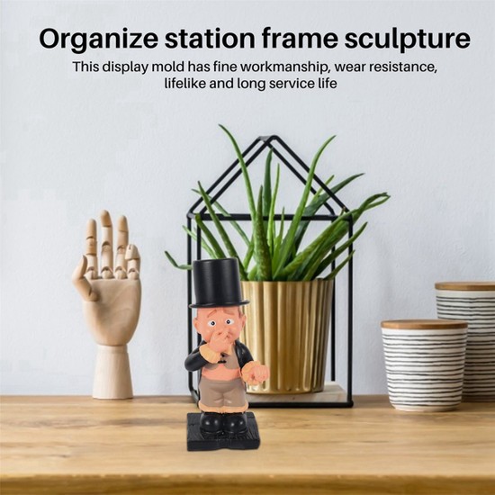 Sunshinee 2x Reçine Butler Şekli Sevimli Eski Erkek Heykeli Fiyatı