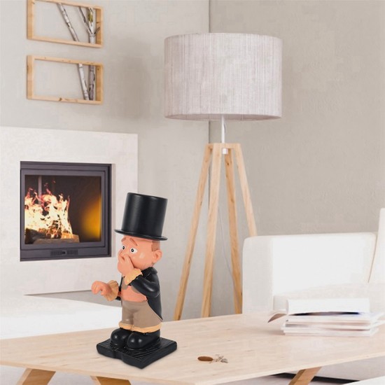 Sunshinee 2x Reçine Butler Şekli Sevimli Eski Erkek Heykeli Fiyatı