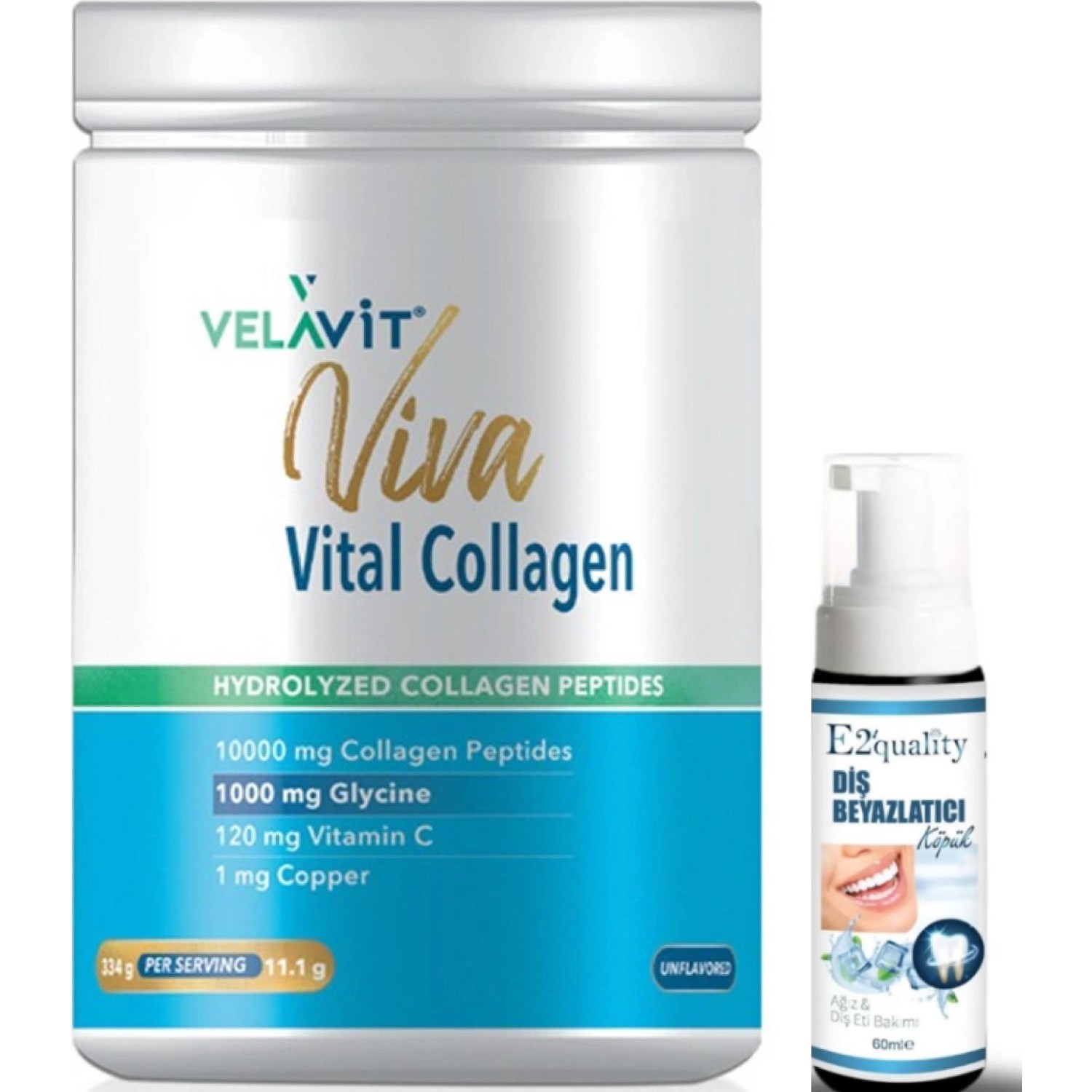 Velavit Viva Vital Collagen Toz Takviye Edici Gıda 334 Gr- Fiyatı