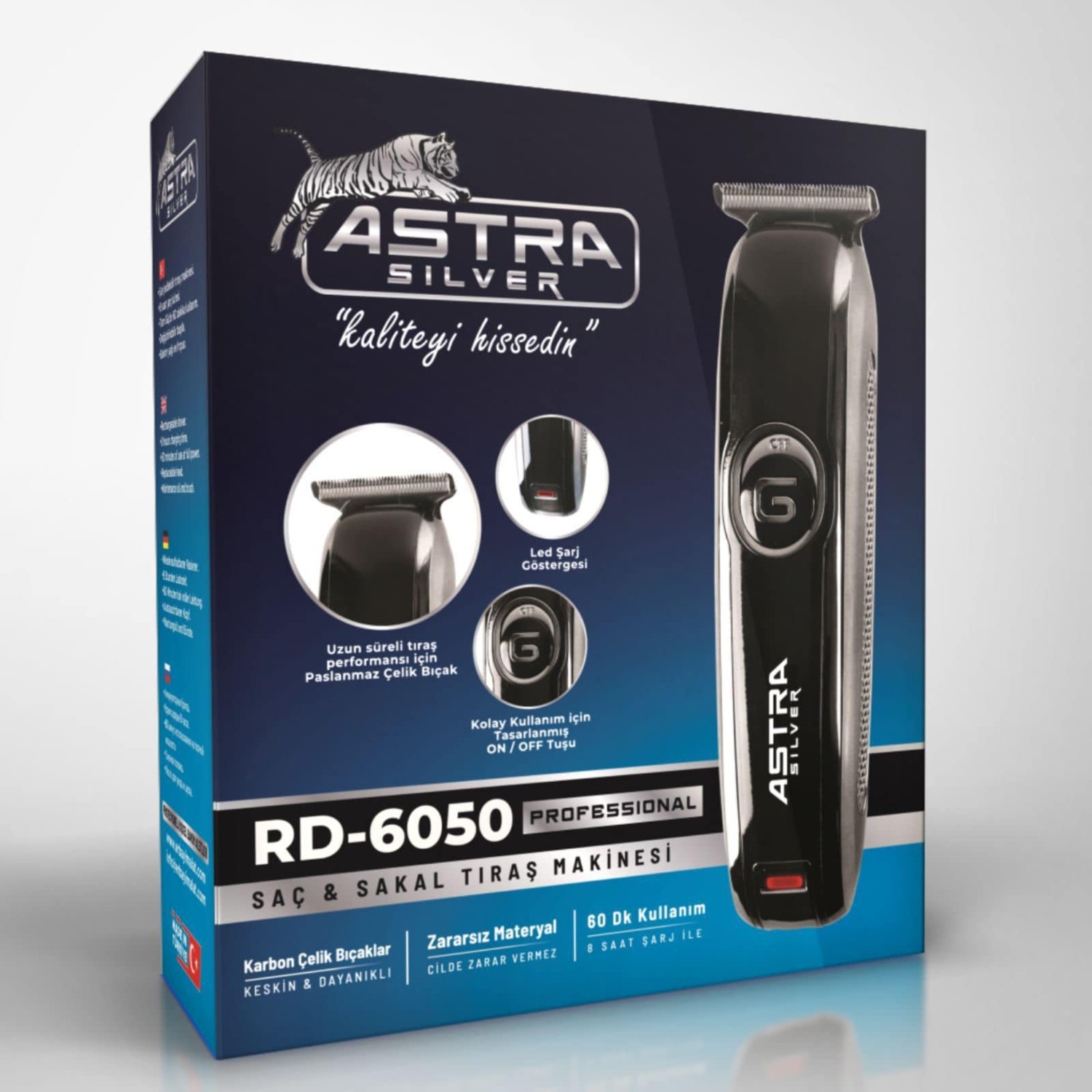 Astra Silver RD-6050 Saç Sakal Profesyonel Tıraş Makinesi Fiyatı