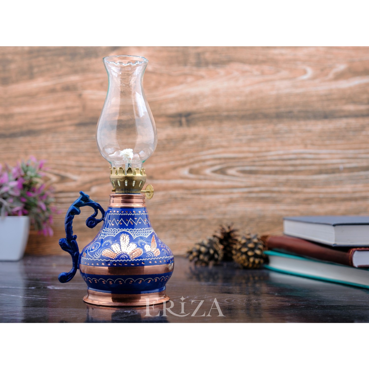 Eva Copper 350 ml Dekoratif Nostaljik Fitilli Bakır Kandil, Fiyatı