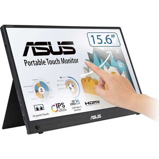 Asus Zenscreen MB16AHT 15,6 60 Hz 5ms (Mini-Hdmı Usb-C Mm) Fiyatı