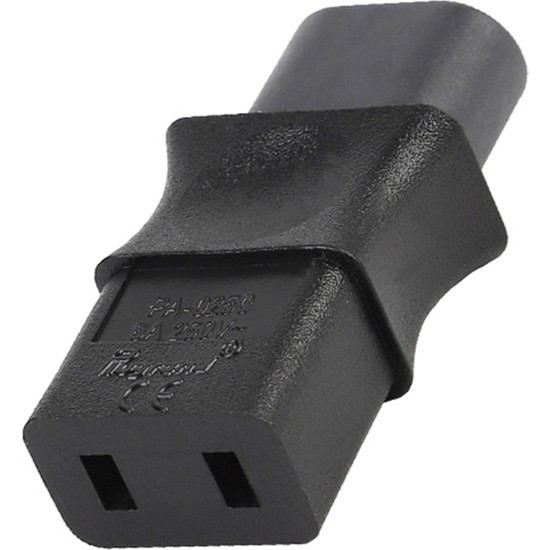Passing 2-Pin Iec 320 C8 Erkekten Iec 320 C9 Dişi Ac Adaptör Fiyatı