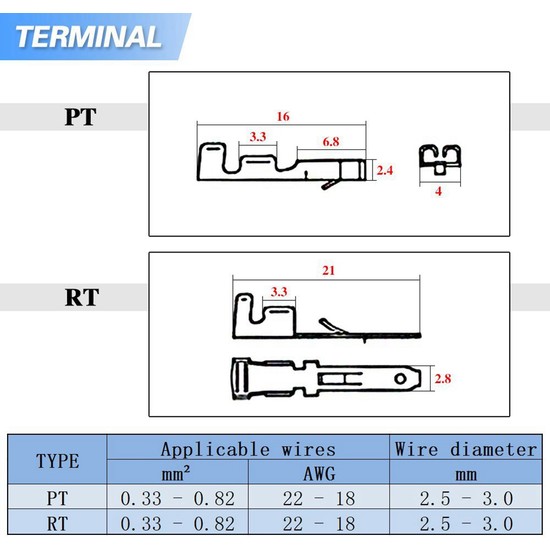 Passing 380 Adet Terminal Kablo Konektörü 2.8mm 2p/3p/4p/6p Fiyatı