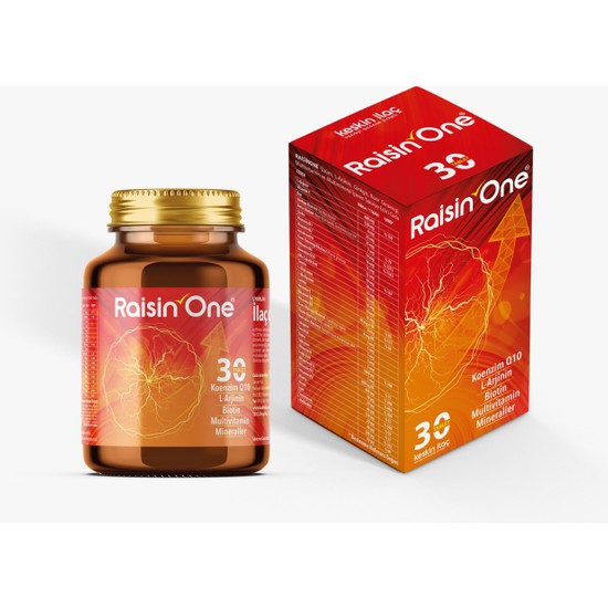 Raisin One 30 Tablet - Koenzim Q10, L-Arjinin, Biotin, Fiyatı