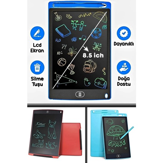 Berdina Home Writing Tablet LCD 8.5 Dijital Kalemli Yazı Fiyatı
