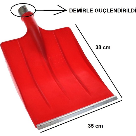 Toptancı Amca Kar Küreği Plastik Kar Küreme Dayanıklı Kürek Fiyatı