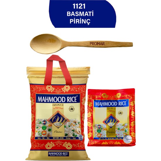 Mahmood Rice 1121 Basmati Pirinç 4 kg & 1121 Basmati Pirinç Fiyatı