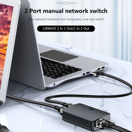 Archive 2 Port 100 Mbps Ağ Anahtarı Lan Ethernet Kablosu Fiyatı