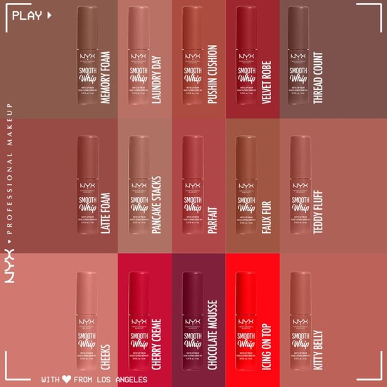 Nyx Professional Makeup Smooth Whip Kremsi Likit Mat Ruj - Fiyatı