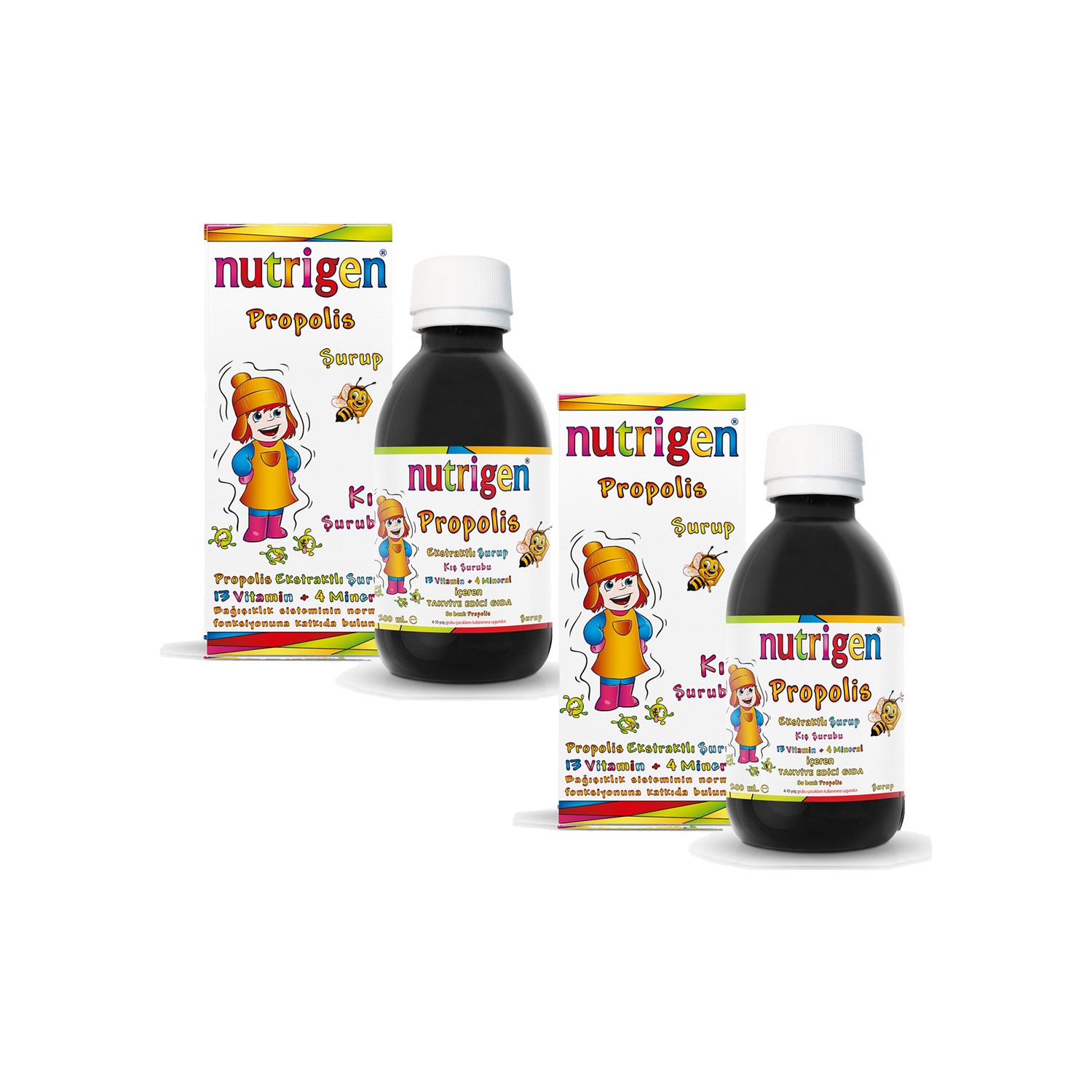 Nutrigen Propolis Şurup 200 ml x 2 Adet Fiyatı - Taksit Seçenekleri