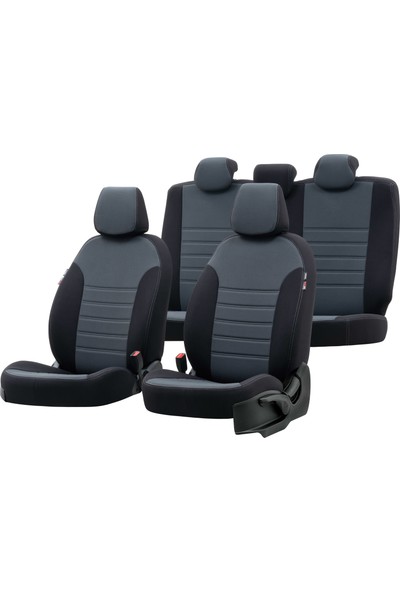 Otom Toyota Corolla 2013-2018 Özel Üretim Koltuk Kılıfı Original Design Füme - Siyah Otom Toyota Corolla 2013-2018 Özel Üretim Koltuk Kılıfı Original Design Füme - Siyah
