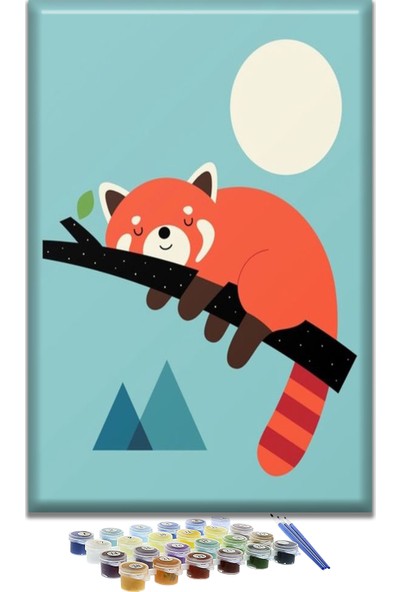 Doruk Baskı Sayılarla Boyama Seti - Uyuyan Tilki Doruk Baskı Sayılarla Boyama Seti - Uyuyan Tilki