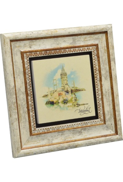 Sadrazam Hediyelik Istanbul Temalı Doğaltaş Tablo (20*20) (IST-027)