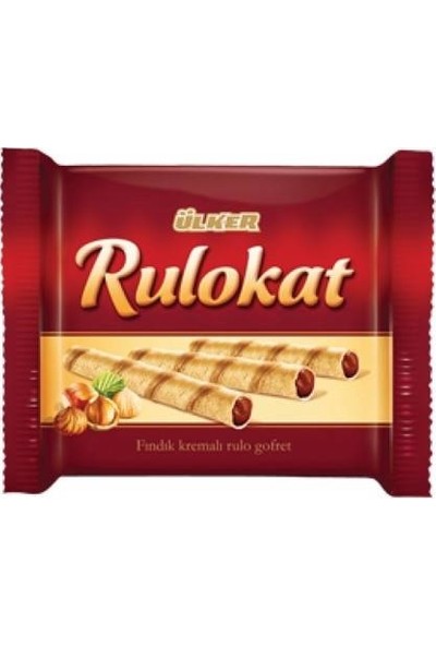 Ülker Rulokat Gofret Fındıklı 42 gr X 12