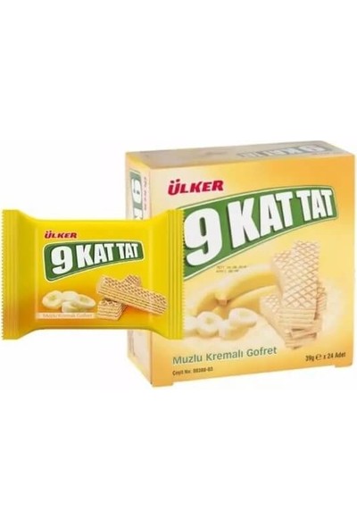 Ülker 9 Kat Tat Muzlu Gofret 39 gr X 24 Ülker 9 Kat Tat Muzlu Gofret 39 gr X 24
