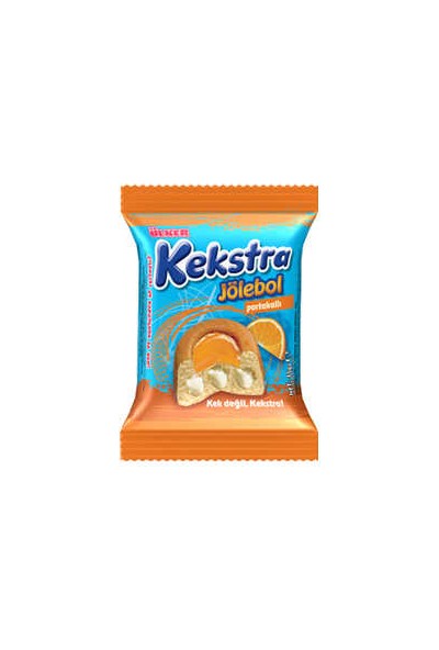 Ülker Kekstra Jölebol Kek Portakallı 40 gr X 24