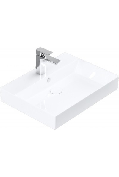 Sanovit Stance 60 cm Beyaz Slim Lavabo PY17060 Sanovit Stance 60 cm Beyaz Slim Lavabo PY17060
