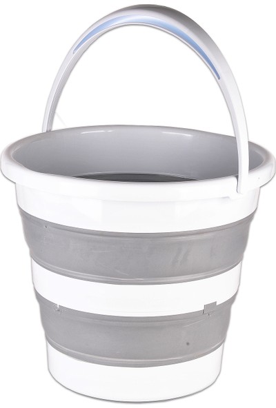 Bimbambom Bebek ve Çocuk Katlanır Su Kovası Gri(12,8 Litre), Banyo Kovası (SK-315)