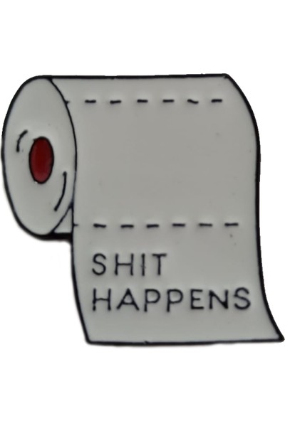 Makko Polo Tuvalet Kağıdı Tasarımlı Broş - Rozet Makko Polo Tuvalet Kağıdı Tasarımlı Broş - Rozet