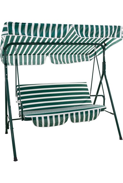 Ege Ev Ürünleri Gölgelikli Bahçe Balkon Teras Salıncak Yeşil