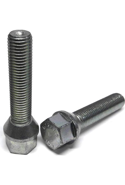 Tiryakiler Uzun Çelik Jant Bijonu M12X1.25X50MM 17AA