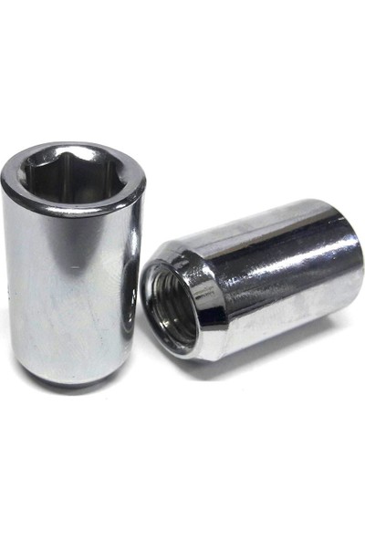 Tiryakiler Çelik Jant Alyan Bijon Somunu M12X1.25X32MM Ø20MM Tiryakiler Çelik Jant Alyan Bijon Somunu M12X1.25X32MM Ø20MM