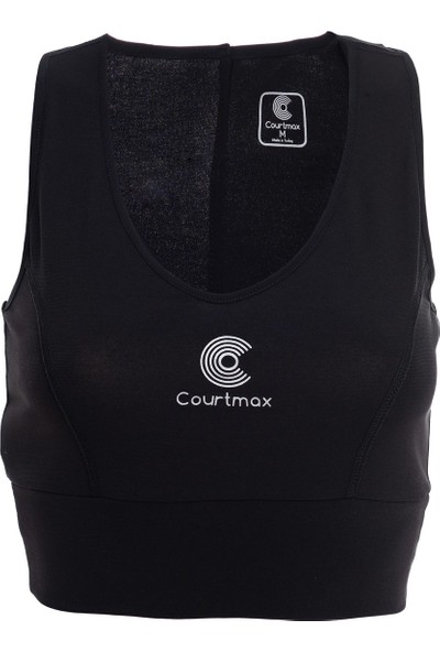 Courtmax Short Black Sporcu Sütyeni