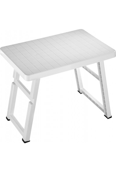 Bursev Follow Me Portatif Katlanır Masa Beyaz Büyük Bursev Follow Me Portatif Katlanır Masa Beyaz Büyük