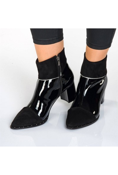 İri Adam 16846 Siyah Büyük Numara Kadın Çizme