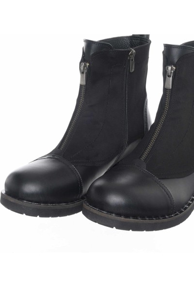 Costo Shoes K222-2 Siyah Büyük Numara Kadın Botları