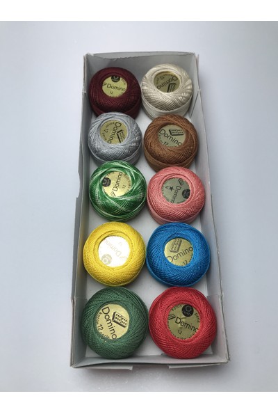 Domino 12 Kanaviçe Yumak 10'lu