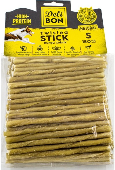 Delibon Deri Burgu Çubuk 150 Adet Natural