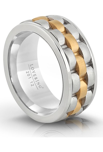 Lovering LVR201E Erkek Çelik Yüzük