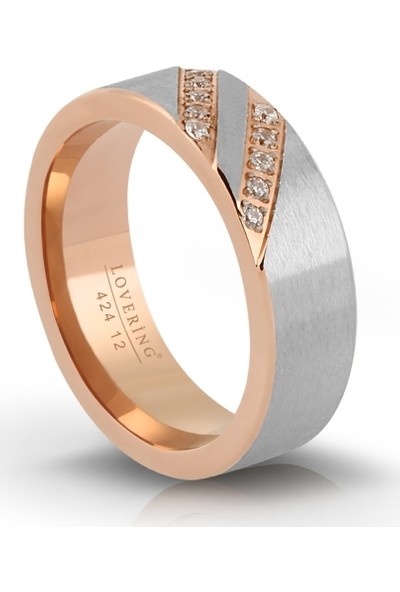 Lovering LVR424B Kadın Çelik Yüzük