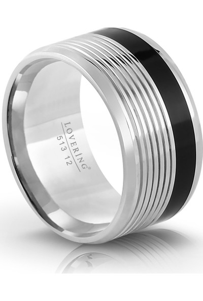 Lovering LVR513B Kadın Çelik Yüzük