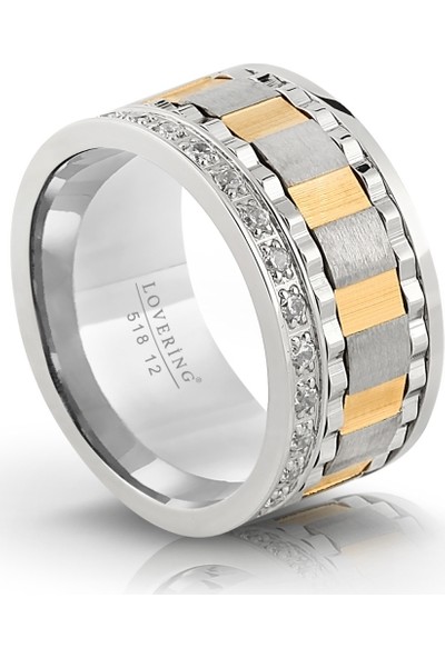 Lovering LVR518B Kadın Çelik Yüzük