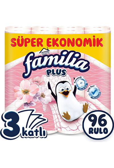 Familia Plus Parfümlü Tuvalet Kağıdı 96 Rulo Familia Plus Parfümlü Tuvalet Kağıdı 96 Rulo