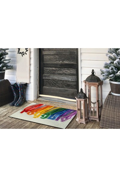 Doçteks Paspas Iplik Desenli Model Dijital Kapı Önü Paspas Doçteks Paspas Iplik Desenli Model Dijital Kapı Önü Paspas