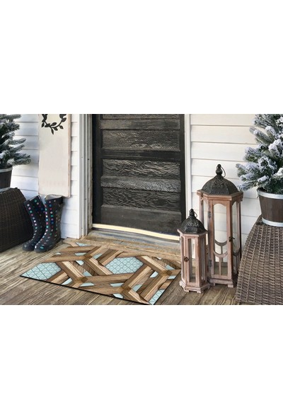 Doçteks Paspas Ahşap Model Kapı Önü Paspas 45*70CM Doçteks Paspas Ahşap Model Kapı Önü Paspas 45*70CM