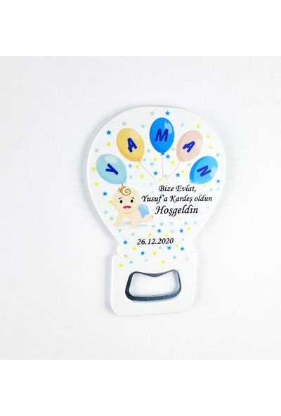 Anı Açacak Uv Baskılı Magnet Bebek Süsü 50'li MA-102 Anı Açacak Uv Baskılı Magnet Bebek Süsü 50'li MA-102