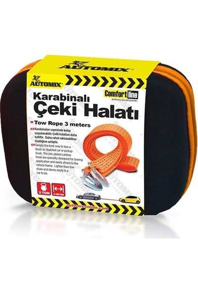 Automix Çeki Halatı Çantalı Lüks Tip Automix Çeki Halatı Çantalı Lüks Tip