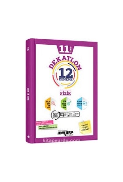 Ankara Yayıncılık 11. Sınıf Fizik 12 Deneme Dekatlon