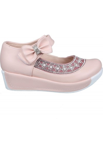 Bücür 351 Dolgu Topuk Pembe 31-36 Arası Çocuk Babet