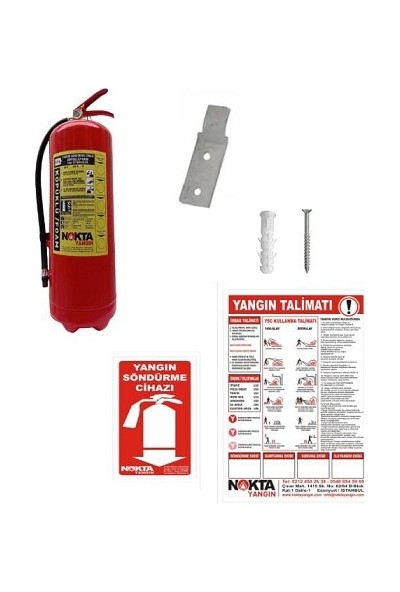 Nokta Yangın 12 kg Köpüklü Yangın Tüpü Ruhsata Uygun 4 Yıl Garantili Nokta Yangın 12 kg Köpüklü Yangın Tüpü Ruhsata Uygun 4 Yıl Garantili