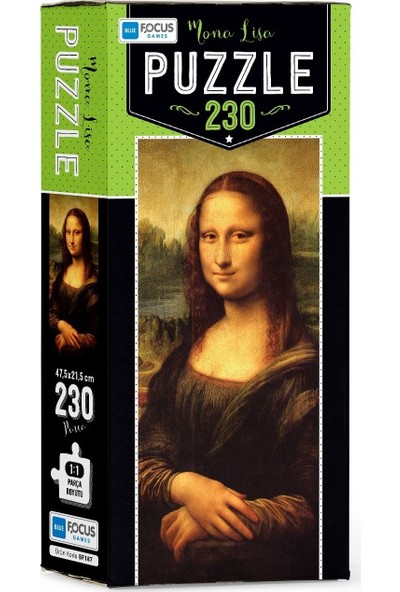 Blue Focus Mona Lisa 230 Parça Puzzle Blue Focus Mona Lisa 230 Parça Puzzle