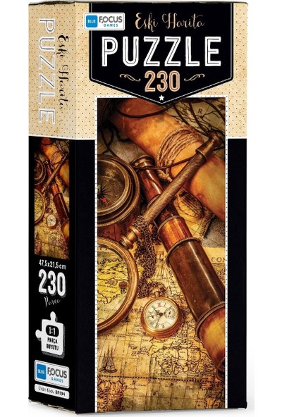 Blue Focus Eski Harita 230 Parça Puzzle