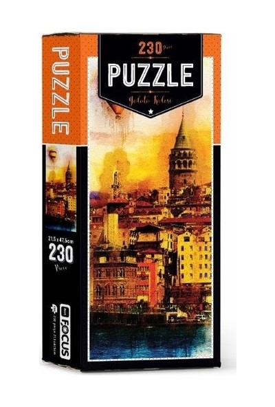 Blue Focus 230 Parça Puzzle-Galata Kulesi