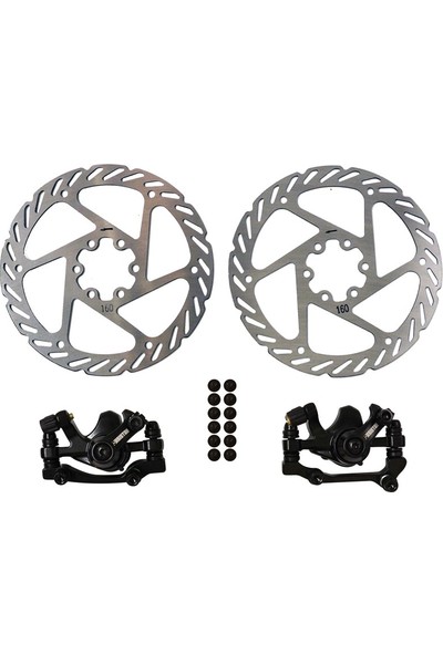 Asistan Bauer DB10 Mekanik Disk Fren Ön/arka Set